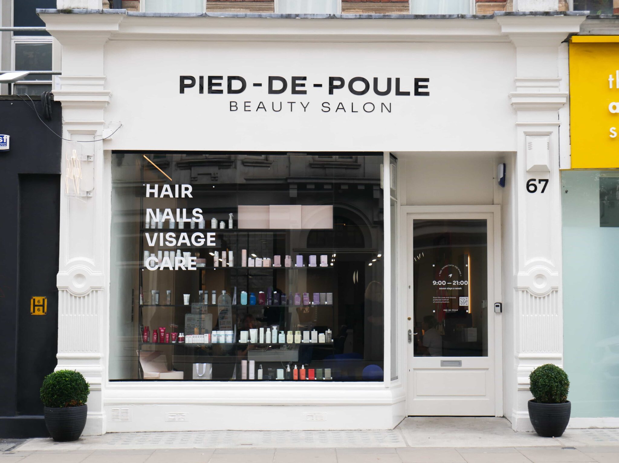 PIED-DE-POULE Beauty Salon on 67 Mortimer St – Perfect Care in London